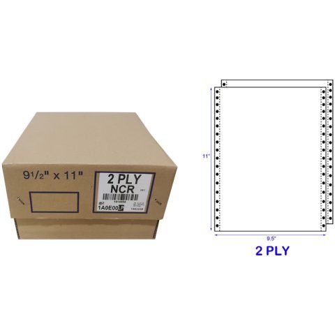 SONOFORM 9.5″ X 11″ A4 2 PLY NCR BLANK COMPUTER FORM (1000 FANS) (55GSM ...