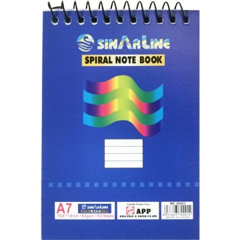 POCKET SPIRAL NOTE BOOK A7 (TOP OPEN) - U Trading & Supplies Sdn Bhd
