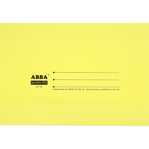 ABBA NO. 222 POCKET FILE - U Trading & Supplies Sdn Bhd